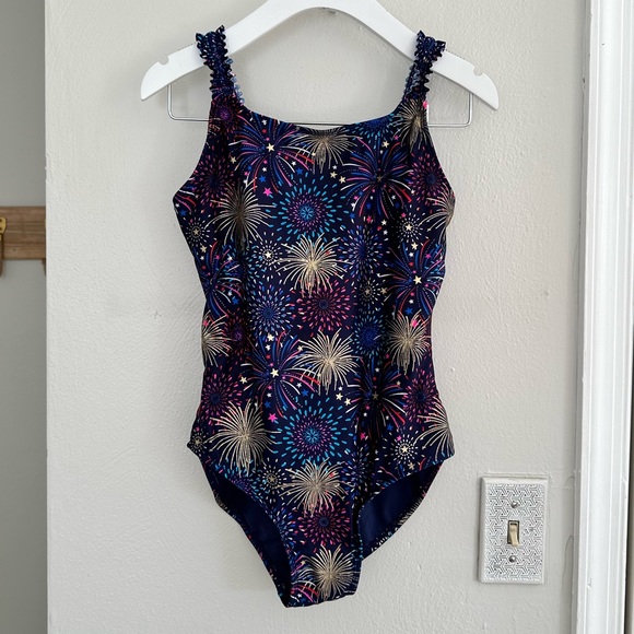 Cat & Jack | Swim | Cat Jack Fireworks One Piece Swimsuit Sz L12 New ...